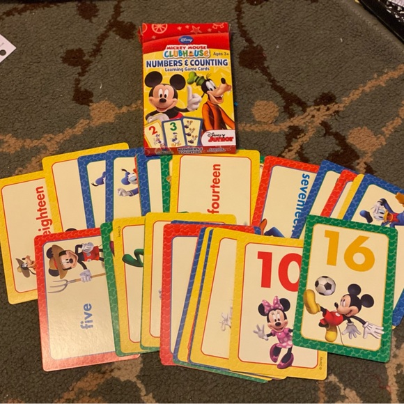 Disney | Toys | Mickey Mouse Clubhouse Flash Cards Learning Workbook ...